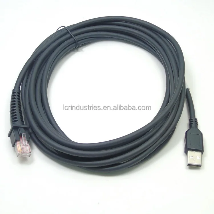 USB to RJ50/RJ45 Cable for Datalogic Barcode Scanners