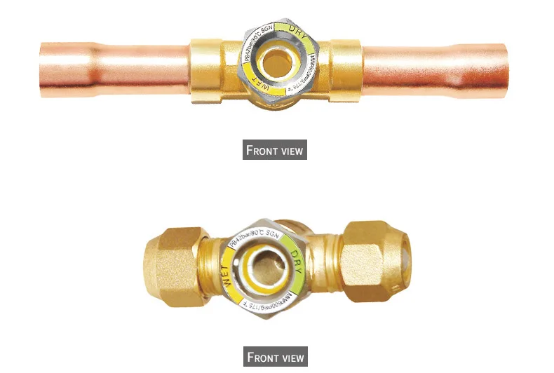 HVAC AC Liquid Line SIGHT GLASS with Moisture Indicator