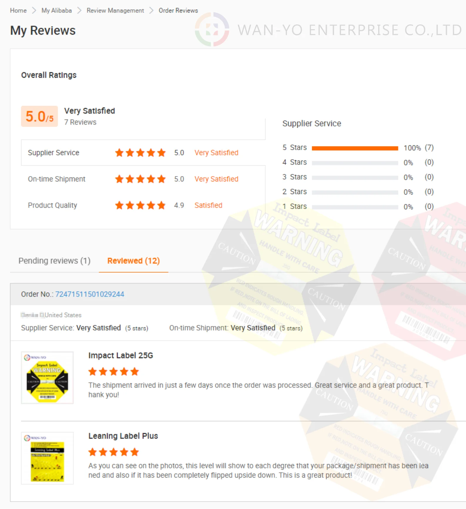 Shock Sensor Indicator : Impact Label 100g Shipping Damage Indicators ...