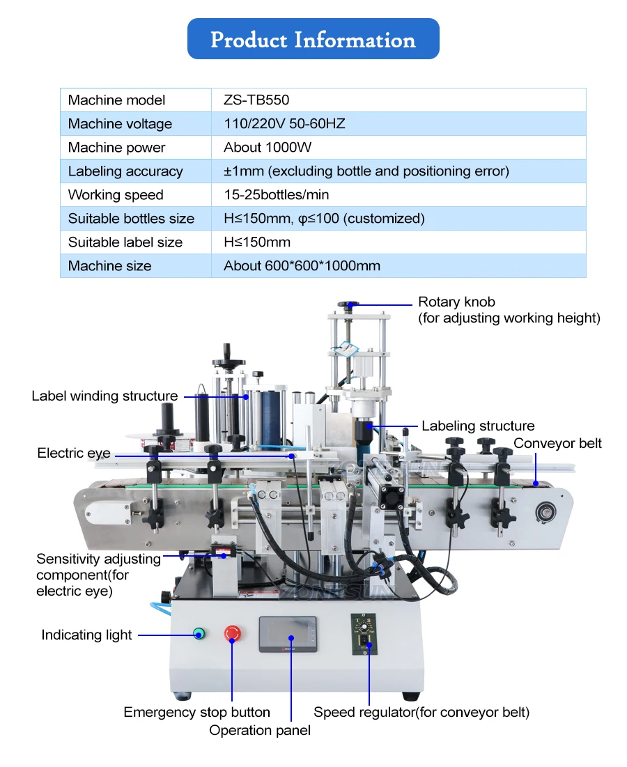 Zonesun Automatic Glass Jar Square Hexagon Round Shampoo Essential Oil ...