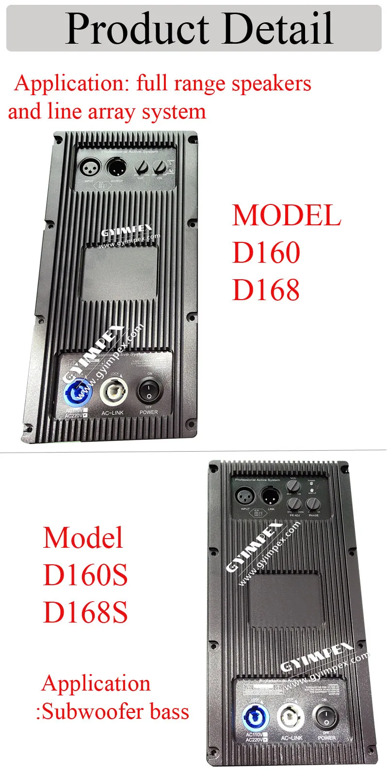 Dsp 1200w Amplifier Plate Module Pa Audio Class D Amplifier Board For ...