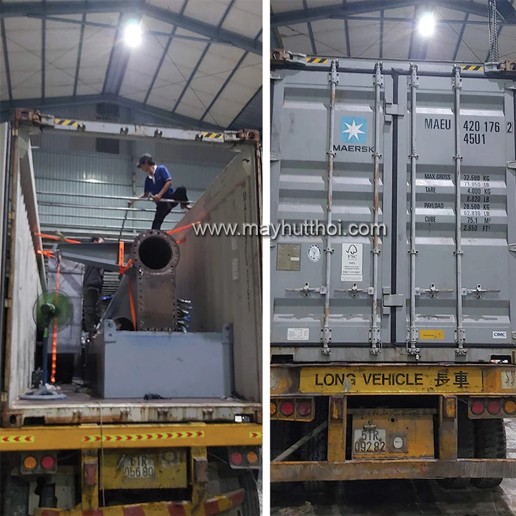 High-capacity Pneumatic Conveyor Handling Large Volumes Of Materials ...