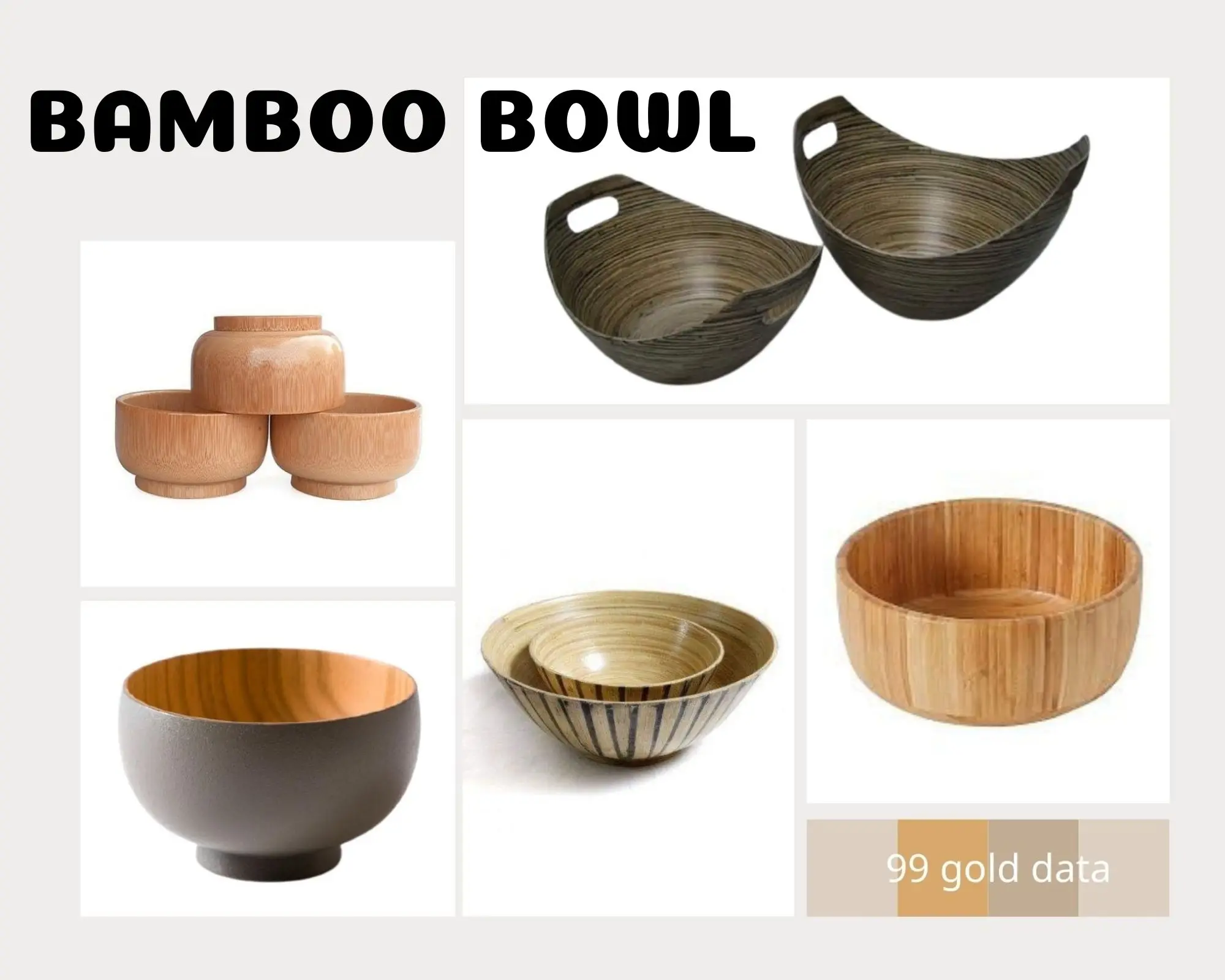 Bamboo Bowl For Soup/eco-friendly Kitchenware High Quality 99gd - Buy ...