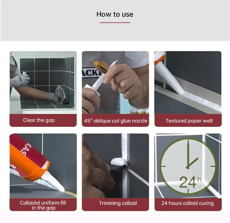 Neutral Adhesive Waterproof Acetoxy Sanitary Structural Clear Gp Acetic ...