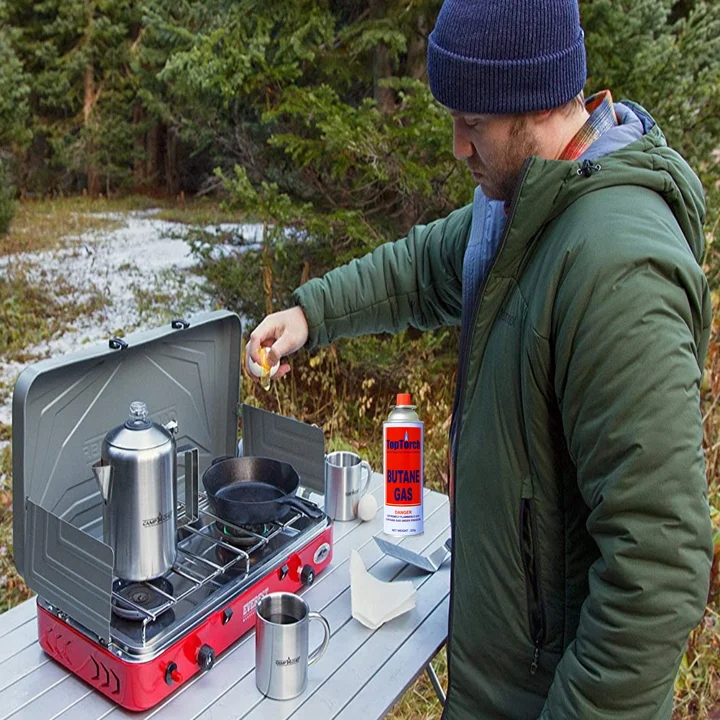 Top Torch Portable Flame Butane Liquefied Gas Canister 225g Use For ...