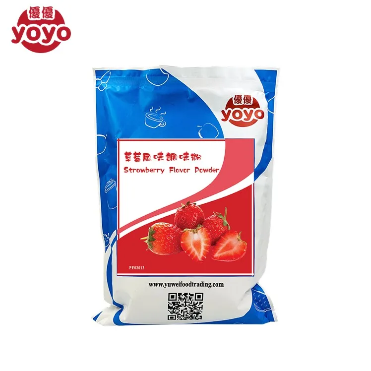 Strawberry Fruit Flavor Powder for Bubble Tea Drinks