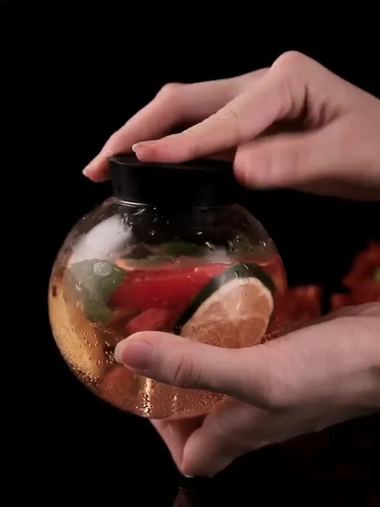 Creative Spherical Crystal Ball Cocktail Glass Unique Drinking Cup With ...