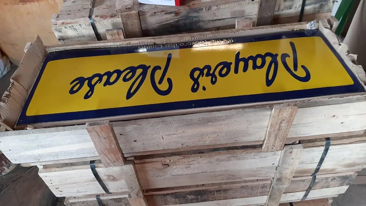 Porcelain Custom Enamel Signs High Durable Best Quality Cast Iron Metal ...