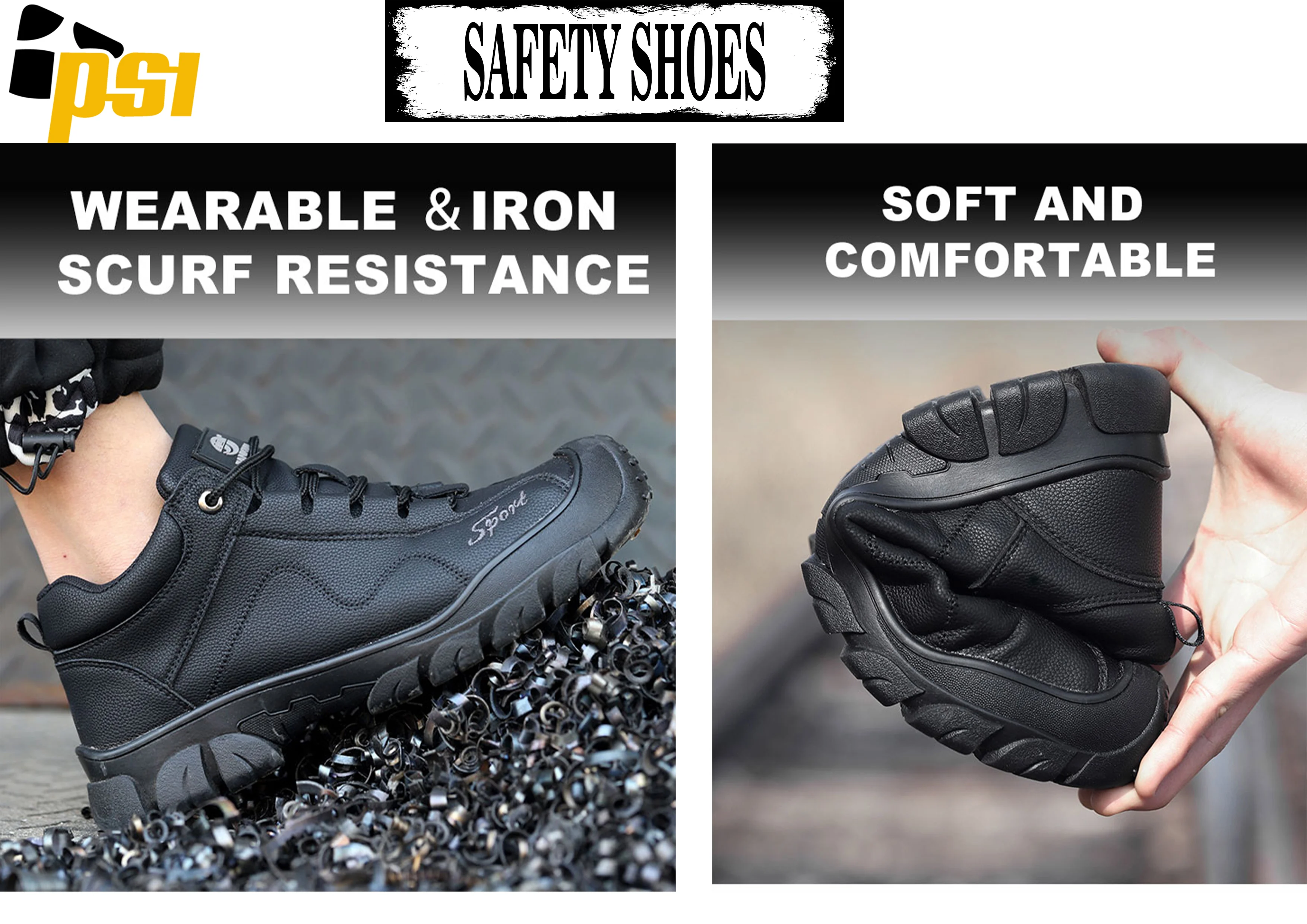 Safety Toe Waterproof Industrial & Construction Shoe,Distressed Brown ...