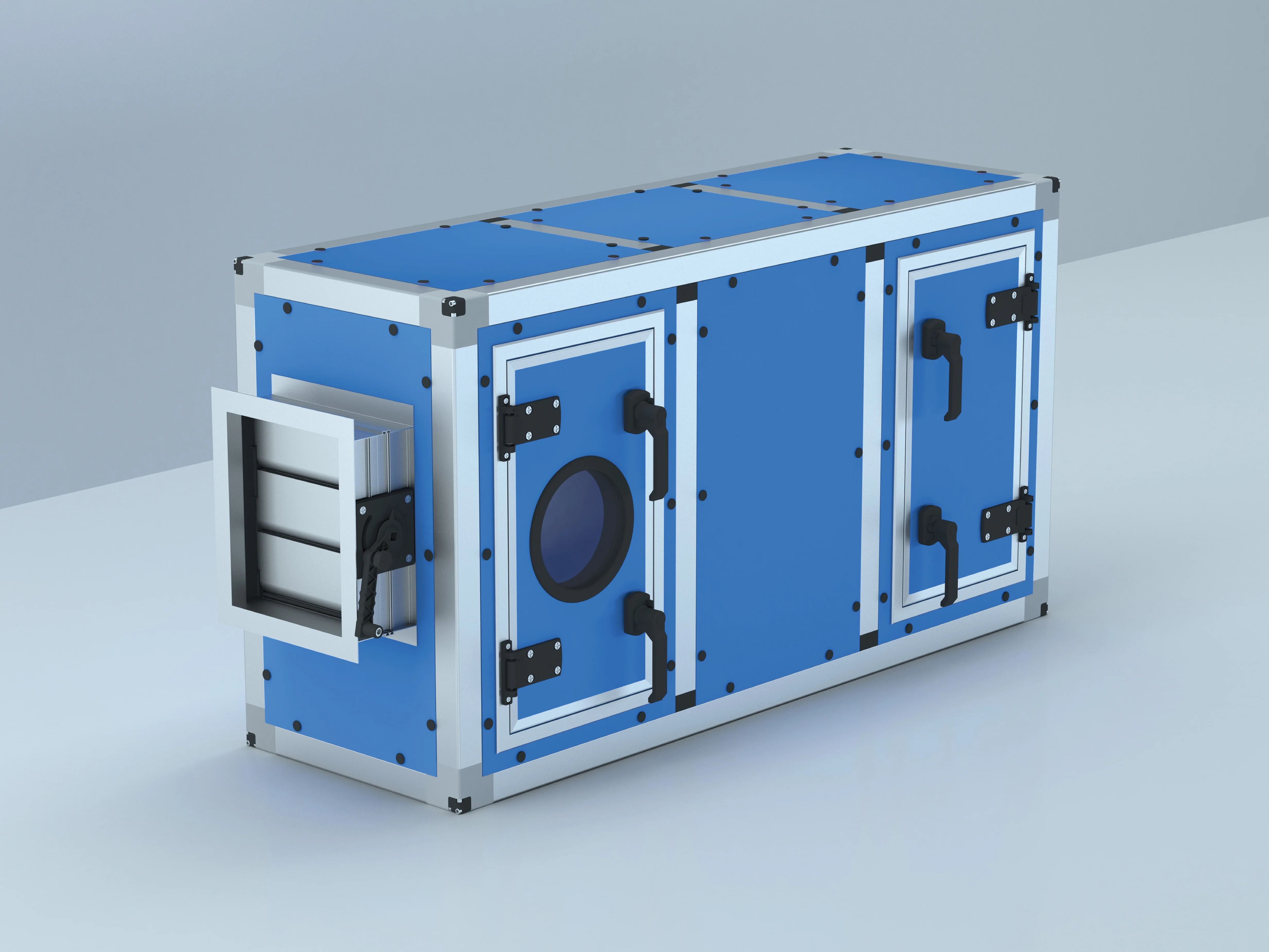 HVAC System air Handling Unit Frame Thermal Break Extrusion Aluminum ...