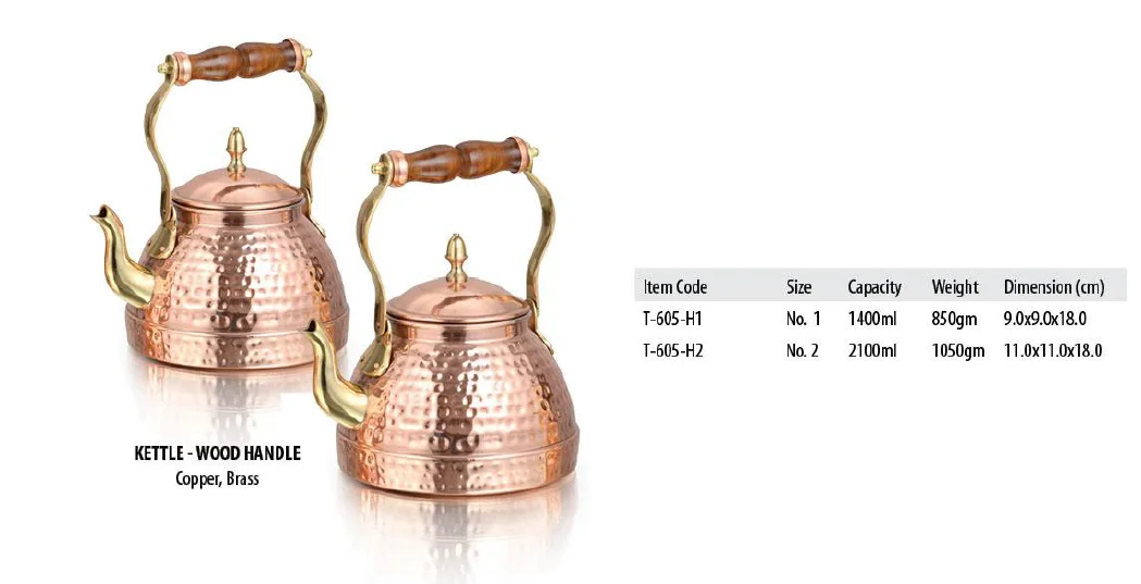 Stainless Steel Copper Tea Set Premium Quality Customized Shape And ...