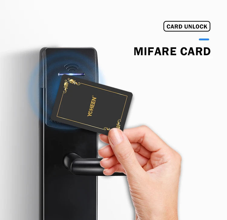 304 Stainless Steel Electronic Hotel Lock System - Secure Keyless Entry