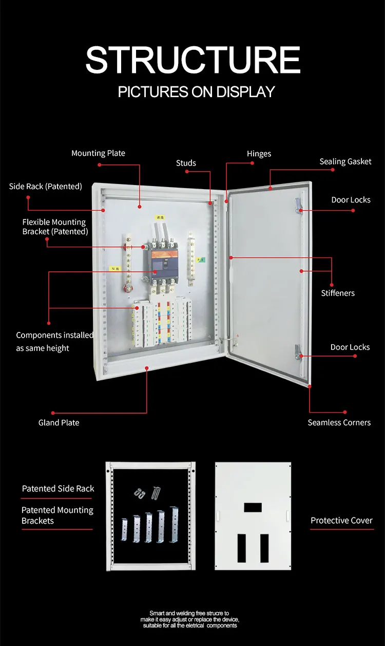 EA 전기 스위치 패널 장착 브래킷 장착 MCB 브래킷 전기 장비| Alibaba.com