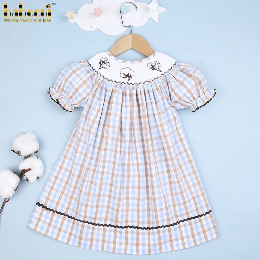 Cotton Hand Smocked Bishop Dress Oem Odm Casual Dress Customized Hand ...