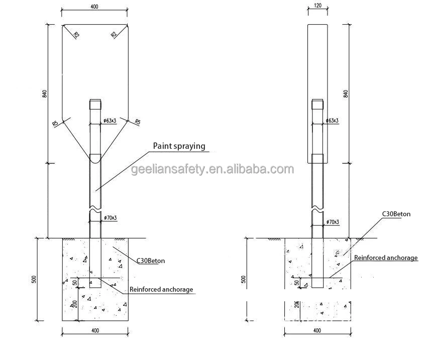 Traffic Sign LED Reflective lane Marker Crossing Guidance Sign Light ...