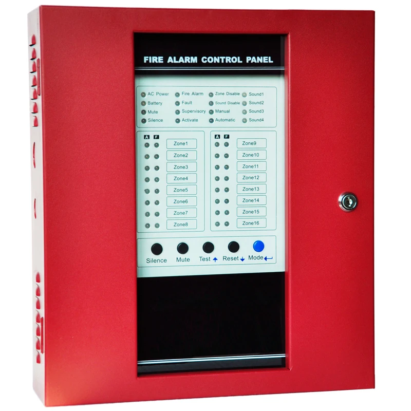 Panel De Control De Alarma De Incendios Direccionable,16 Zonas ...