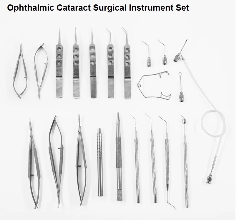 Ophthalmic Cataract Surgical Instrument Set Cataract Eye Surgery Kit ...