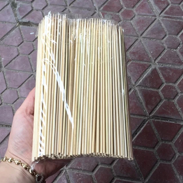 Barbecue Bamboo Sticks For Barbecue / Eco-friendly Bamboo Skewer Bbq ...