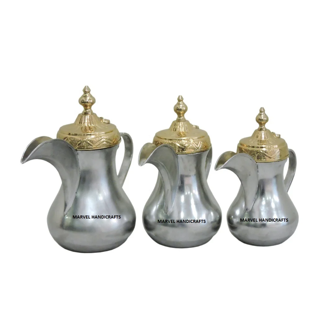 UNIQUE BRASS ARABIC DALLAH TEA COFFEE POT MANUFACTURER FROM INDIA ...
