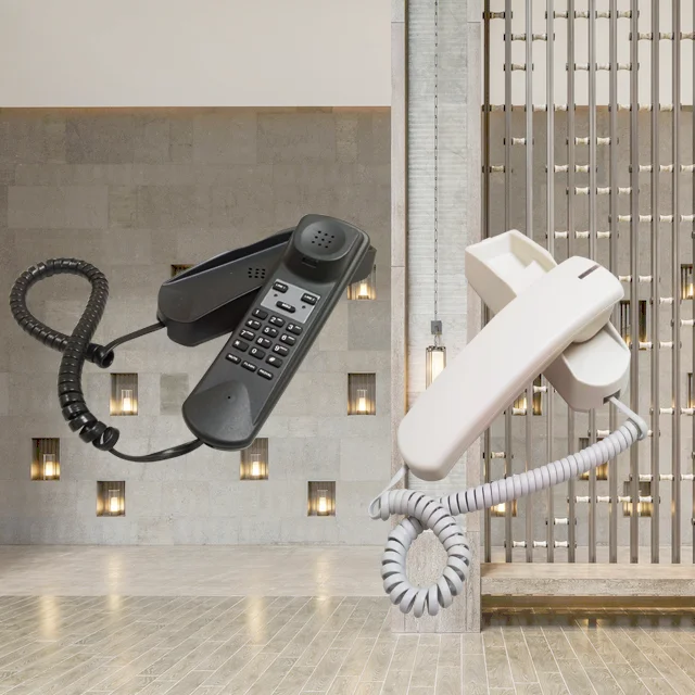 Hotel SIP Telehotel Phoneoom Wall Mounted Phone Emergency Guestroom POE ...