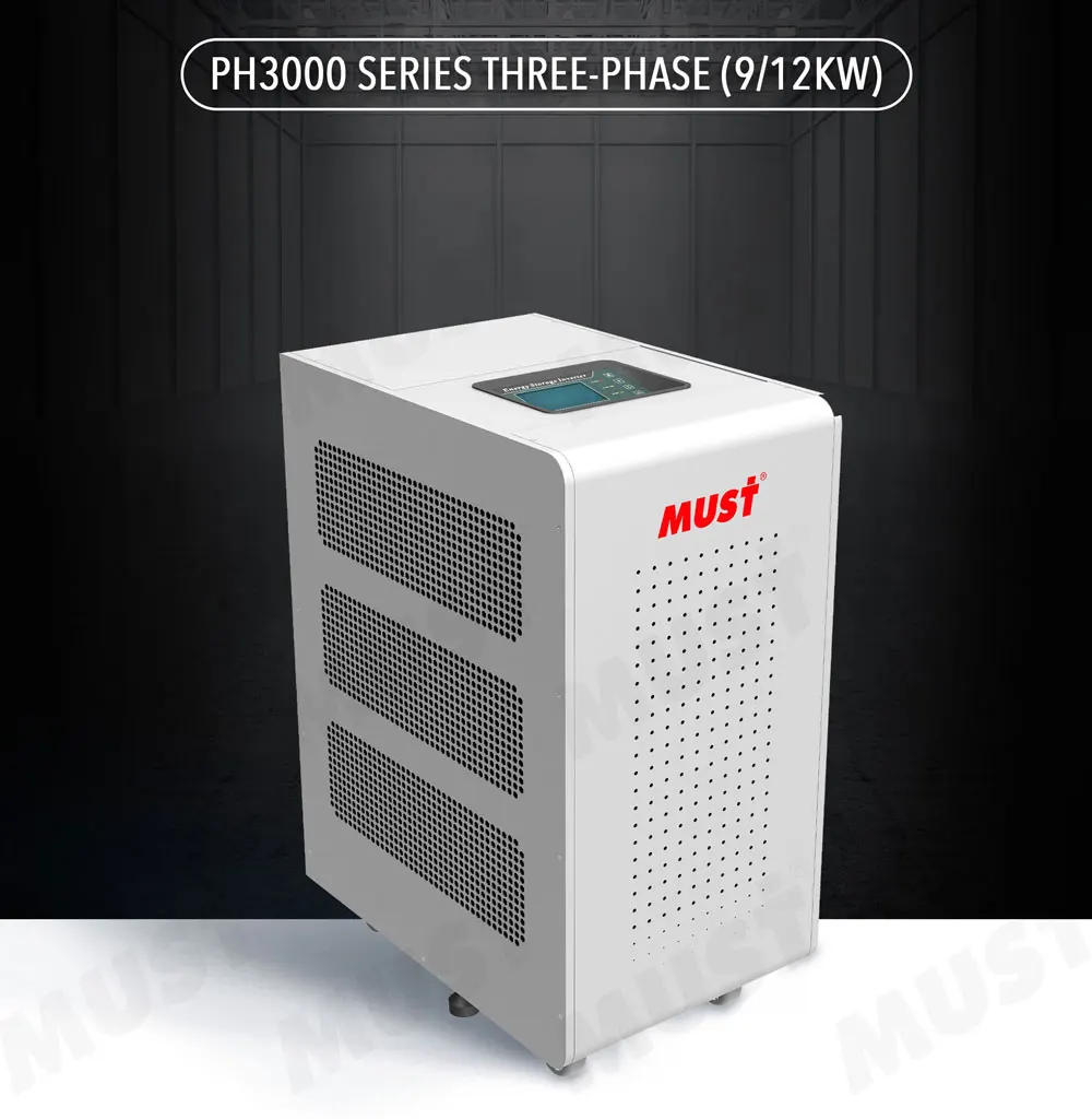 MUST PH3000 9KW 12KW Hybrid Solar Inverter - MPPT Efficiency