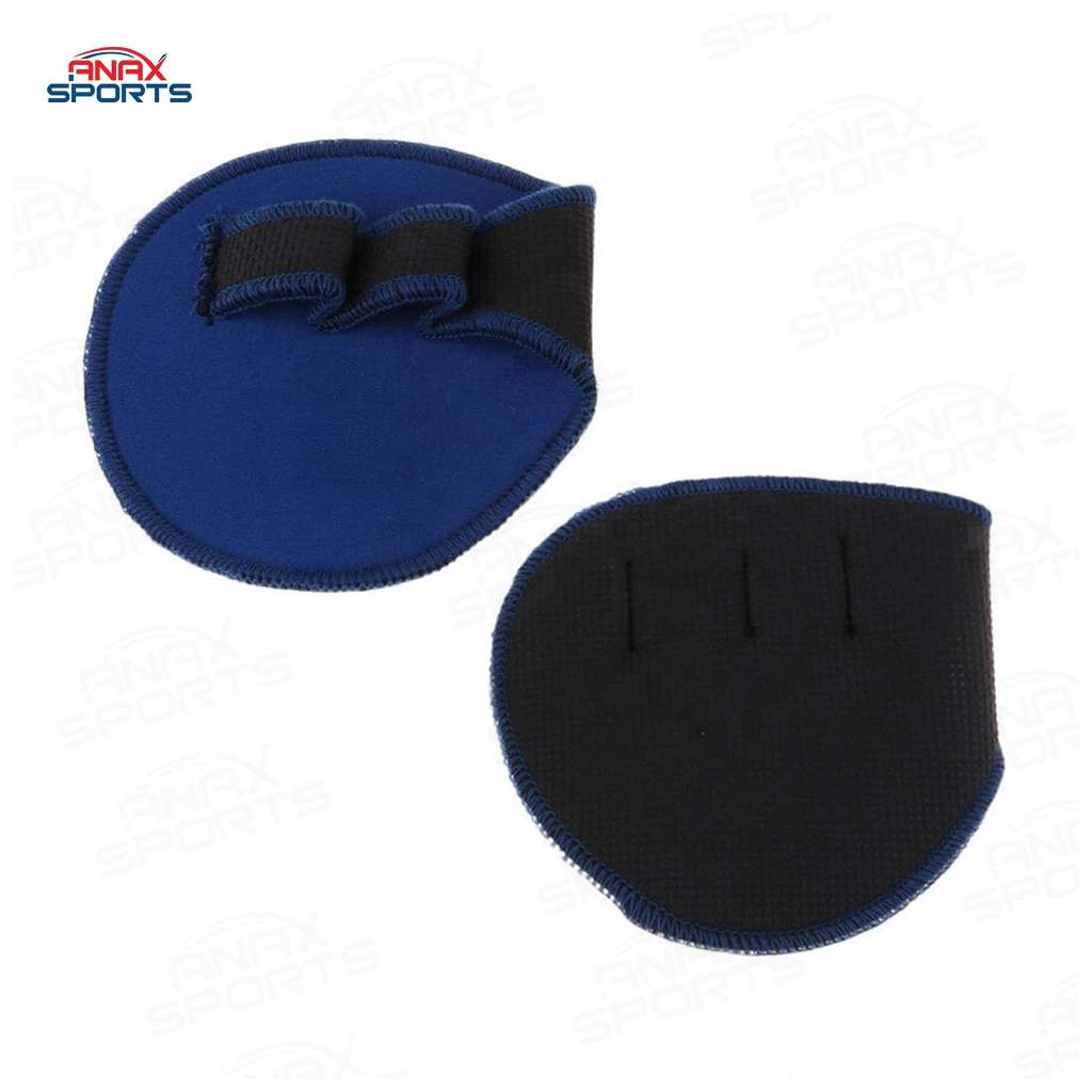Fit Hand Grip Weight Lifting Pads Workout Gym Fitness Pro Palm Grips ...