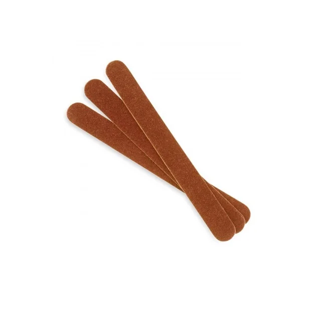 High Quality Straight Wooden Emery Board Nail File Brown Emery Board ...