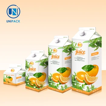 Unipack Laminated Material Paperjuice Packing Cartons Fruit Gable Top ...