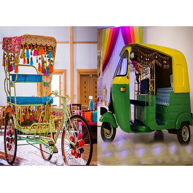 Epic Bride Groom Entry Wedding Rickshaw Best Bridal Carriage for ...
