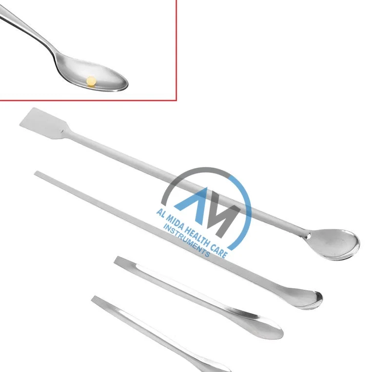 Universal Stainless Steel Lab Micro Spatula - Safety & Precision