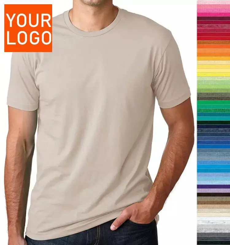 Wholesale Men's T-Shirts - Customizable Solid Colors
