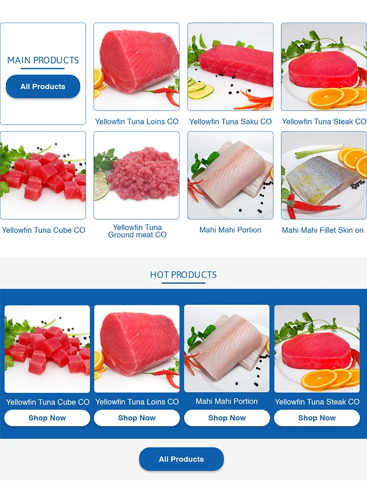 Yellowfin Tuna Saku for Sushi & Sashimi - Organic Frozen Tuna, BRC ...