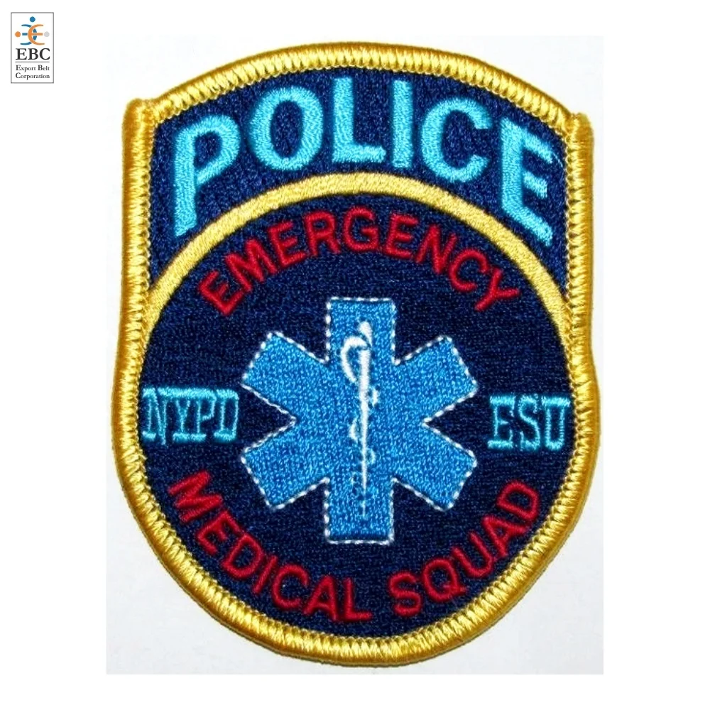 Customized OEM Patch Badge - High Quality PARAMEDIC EMS Logo