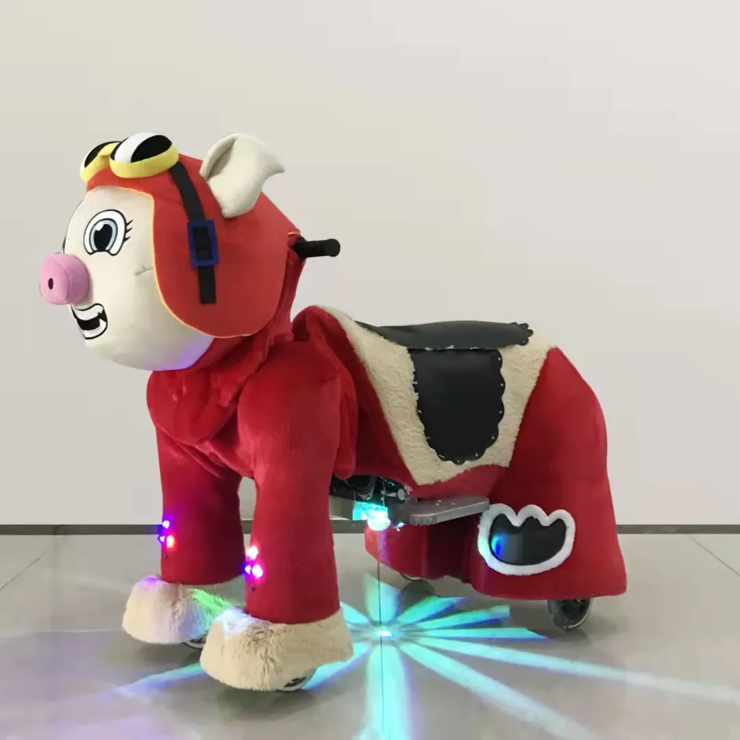 Kids Attraction Outdoor Shopping Mall Battery Coin Operated Walking ...