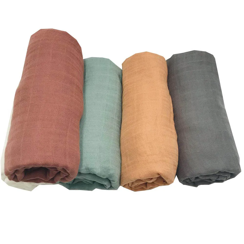 Washed Fabric Natural Bio Mull Muslin Gots Organic Double Gauze 100% ...