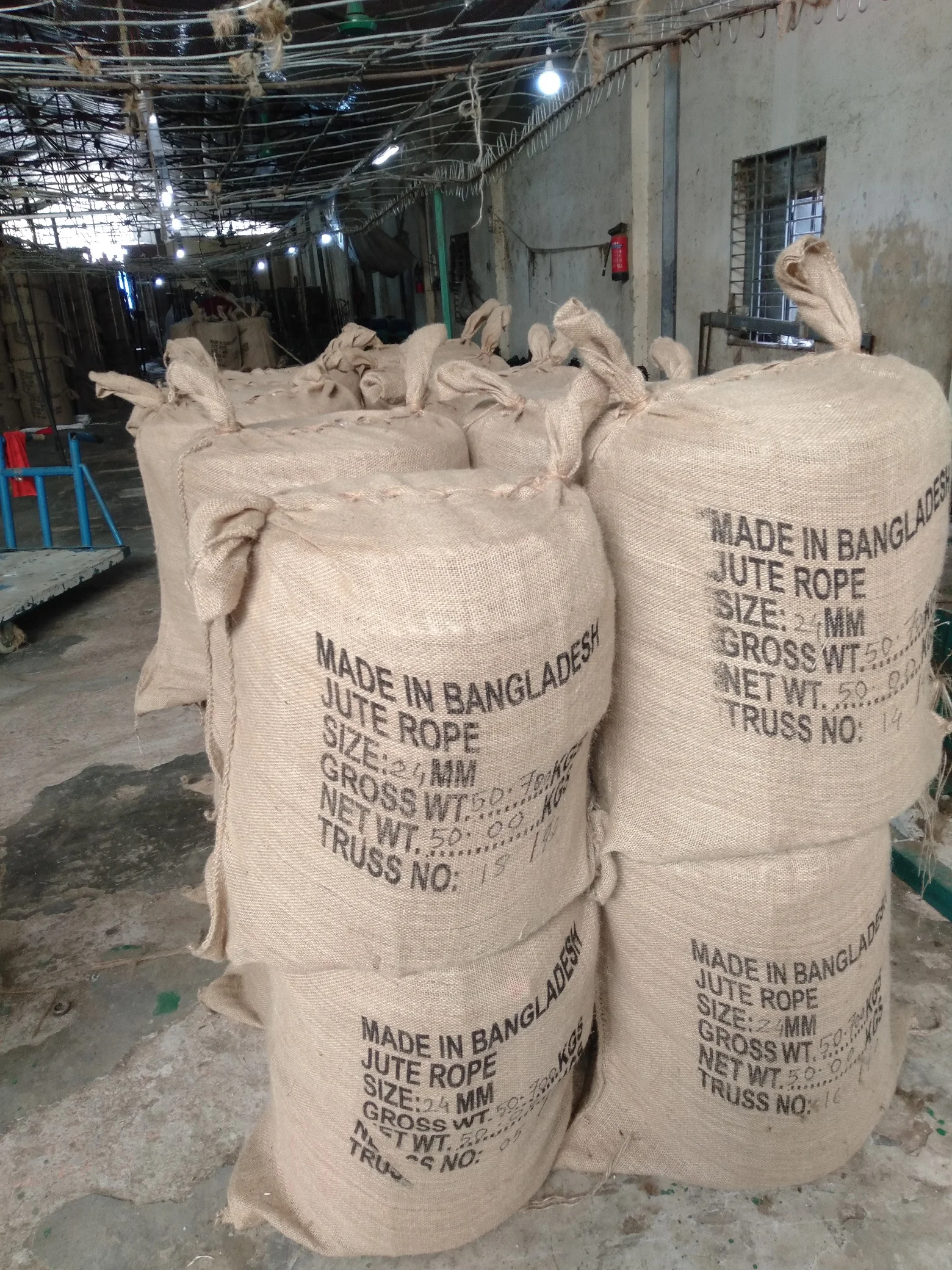 3 Strand Jute Rope Packaging Jute Rope Jute Twisted Cord 100% ...