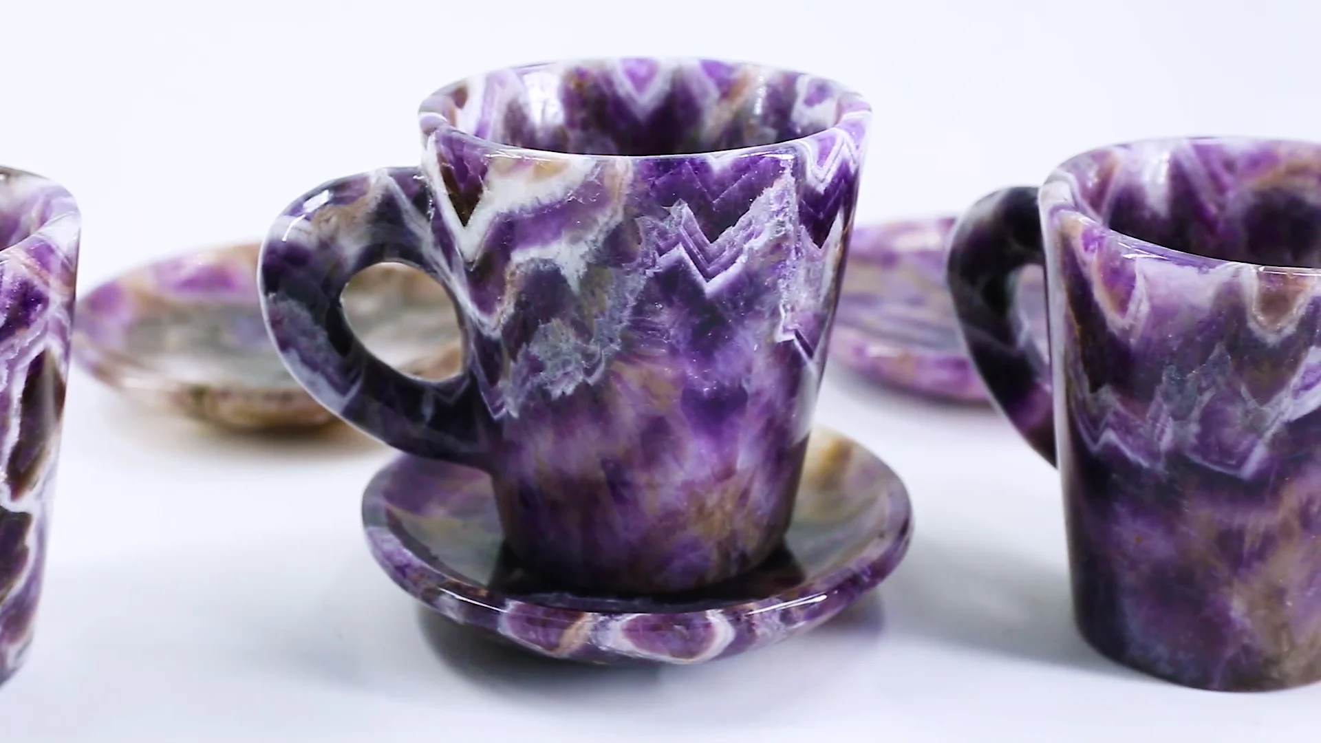 Hot Sale Natural Folk Crafts Healing Stones Hand Carving Amethyst Cup ...