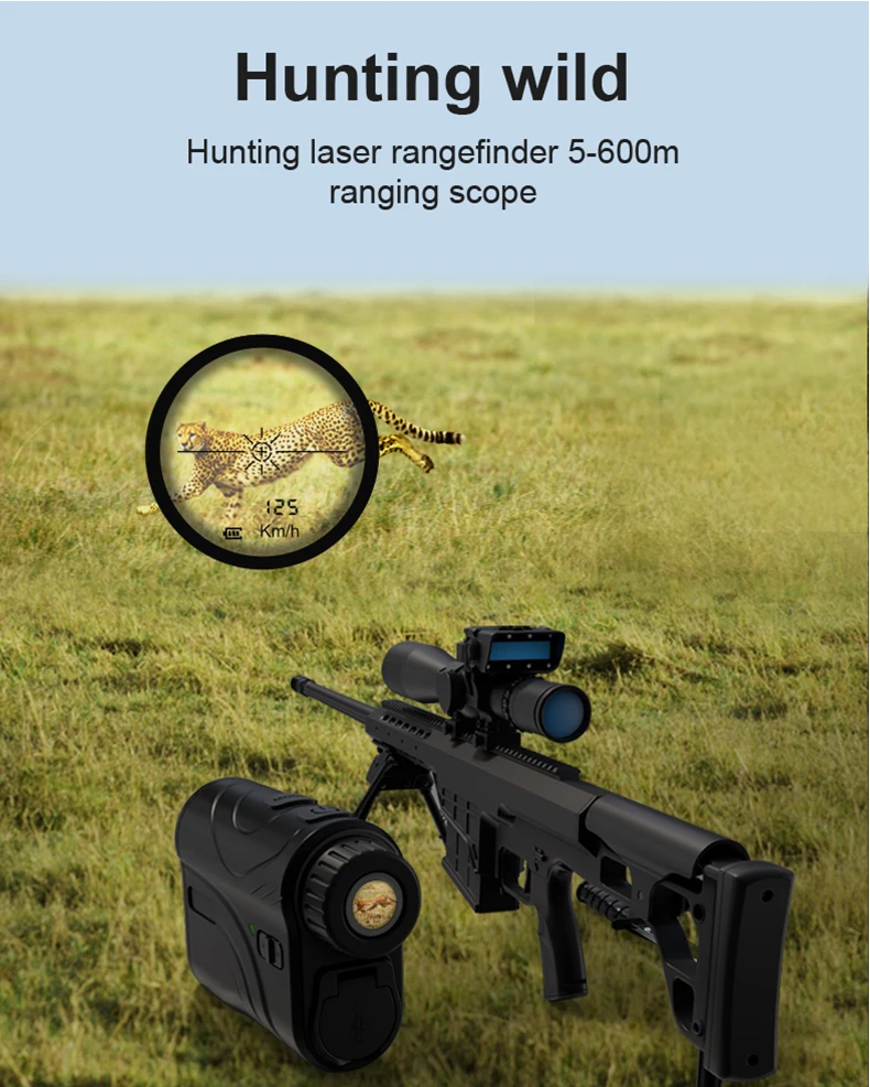 Bosean New Design Mini Range Finder Scope 600m Optical Distance ...