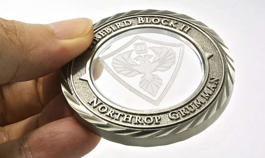 Zinc Alloy Commemorative Crystal Coins - Souvenir Gifts