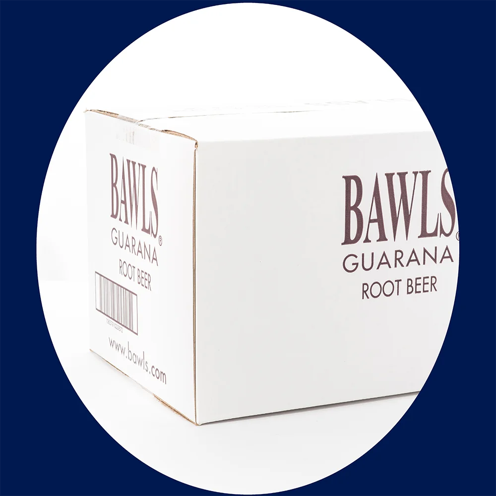 Bawls Guarana Root Beer Caffeinated Soda Energy Drink Glass Bottle 10 ...