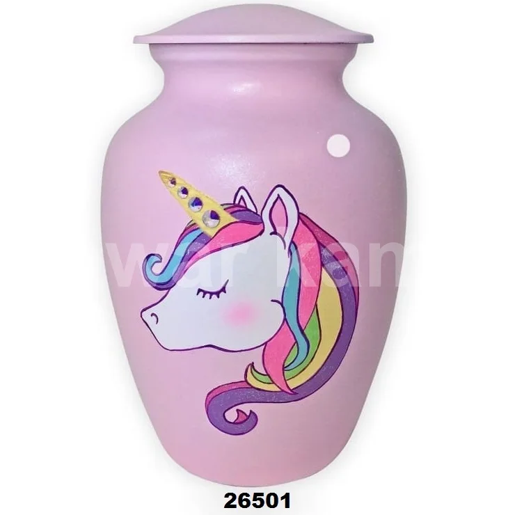 Cute Unicorn Pink Baby Cremation Urn For Ashes - Buy Cute Unicorn Pink ...