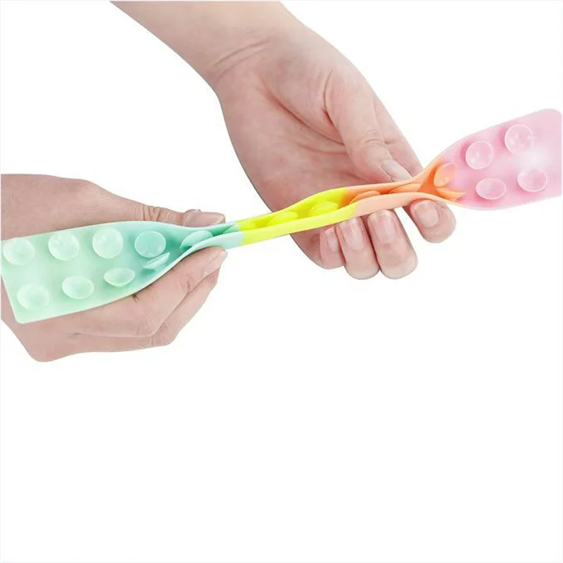 Squidopops Antistress Pat Toys Suction Cup Square Pat Silicone Sheet ...