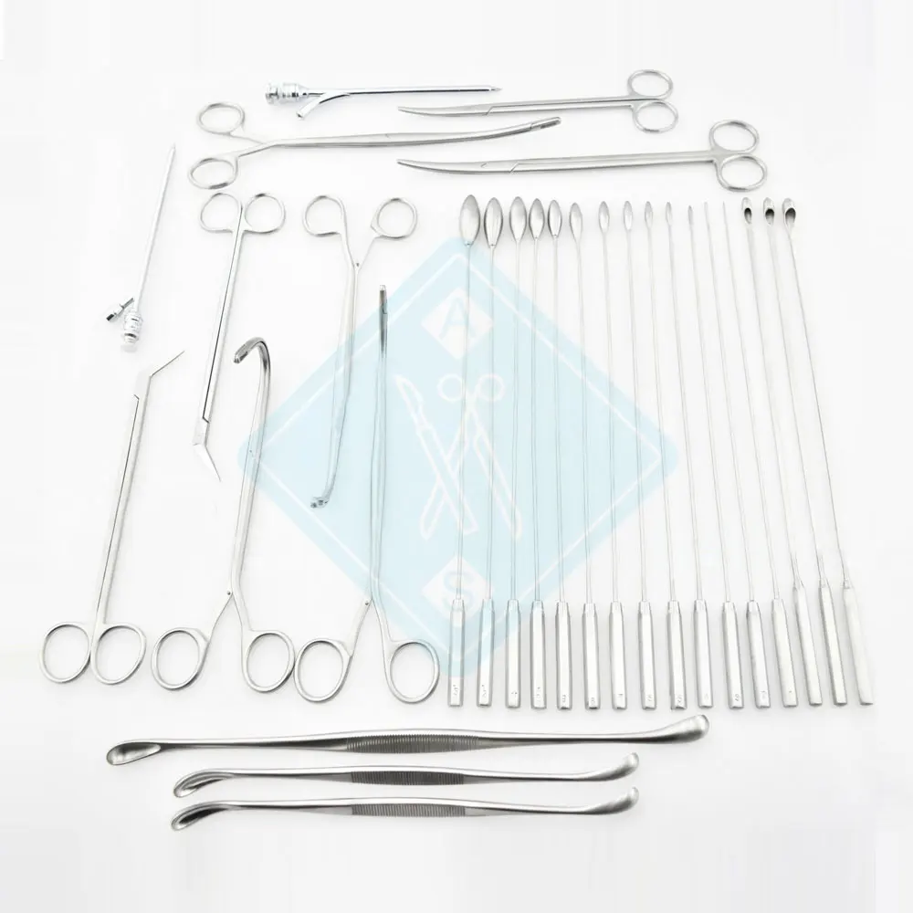 General Surgery Stainless Steel Cholecystectomy Surgical Instrument Set ...