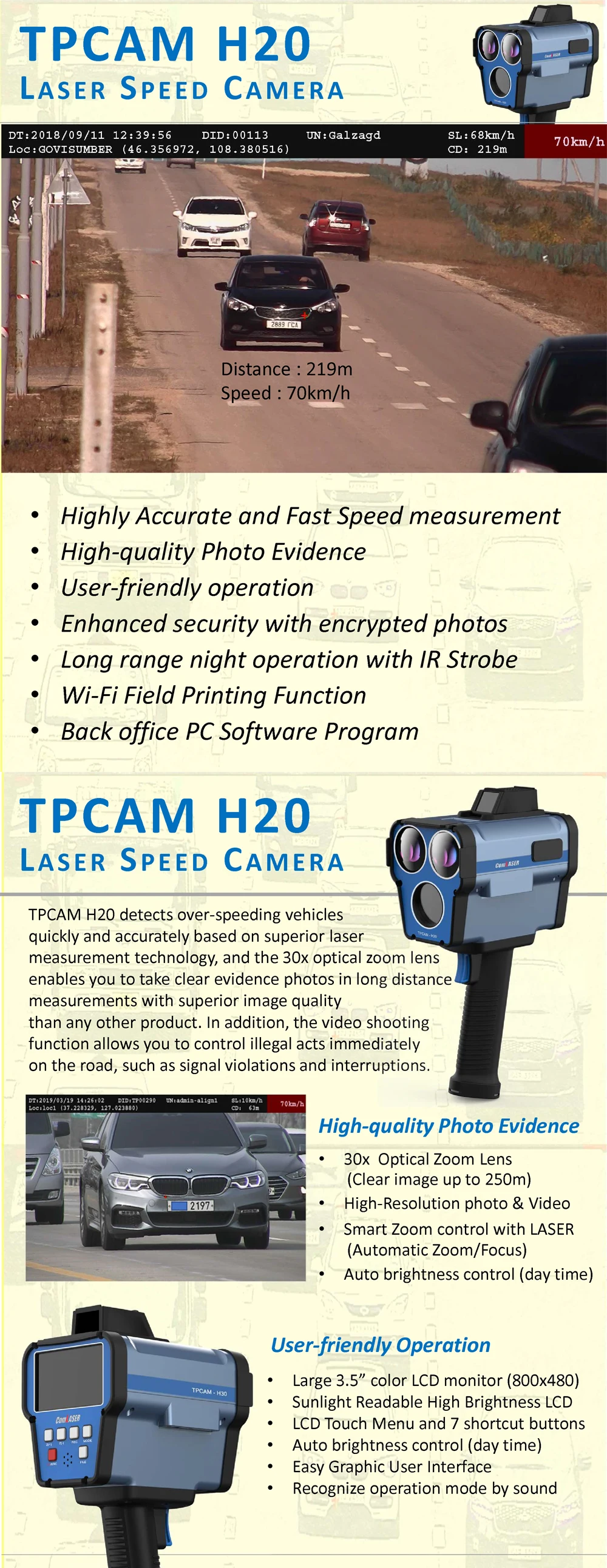 [ComLASER] Advanced LiDAR Speed Detection Unit with PC Software ...