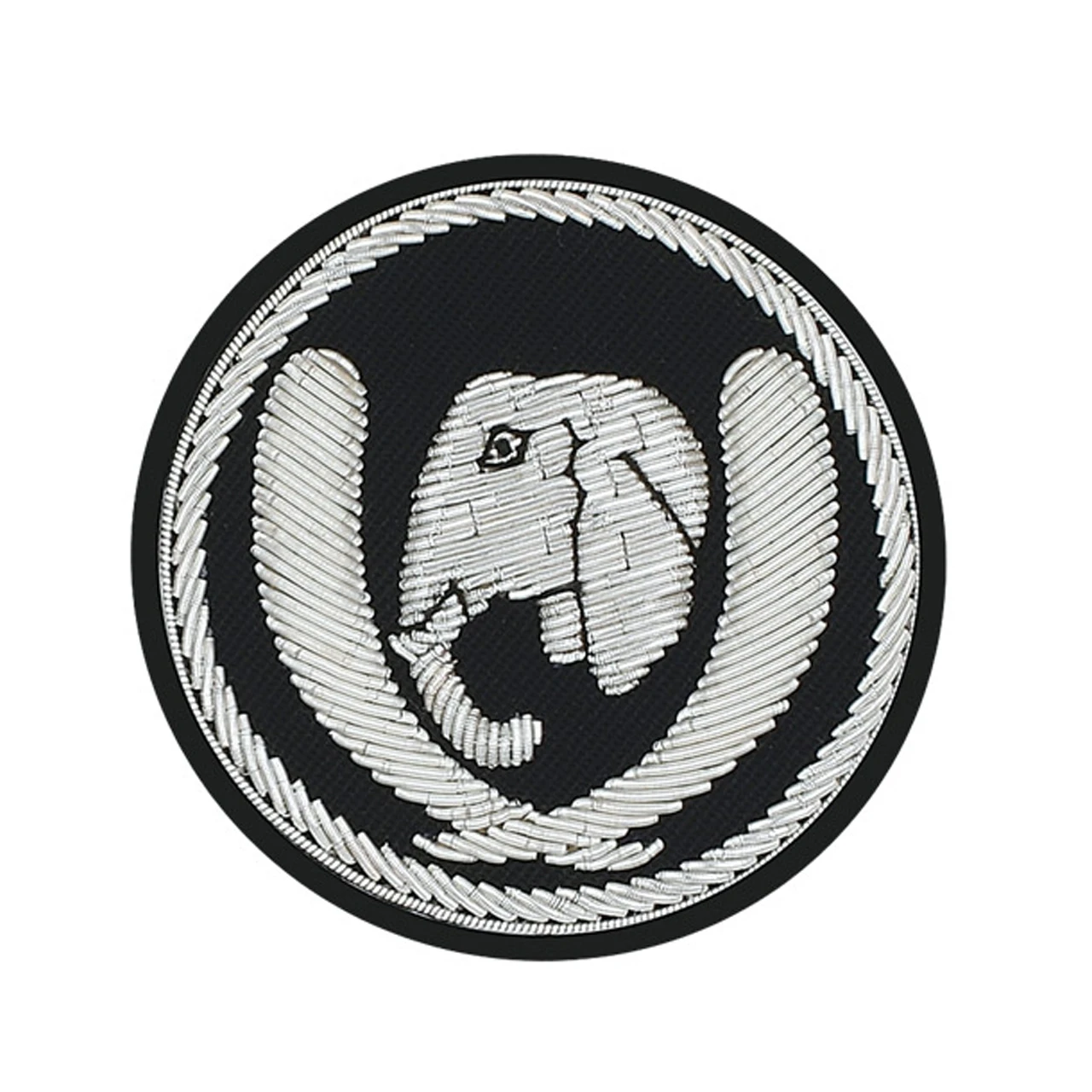 Premium Uniform Shoulder Epaulet And Badges Embossed Soft Logo Applique ...