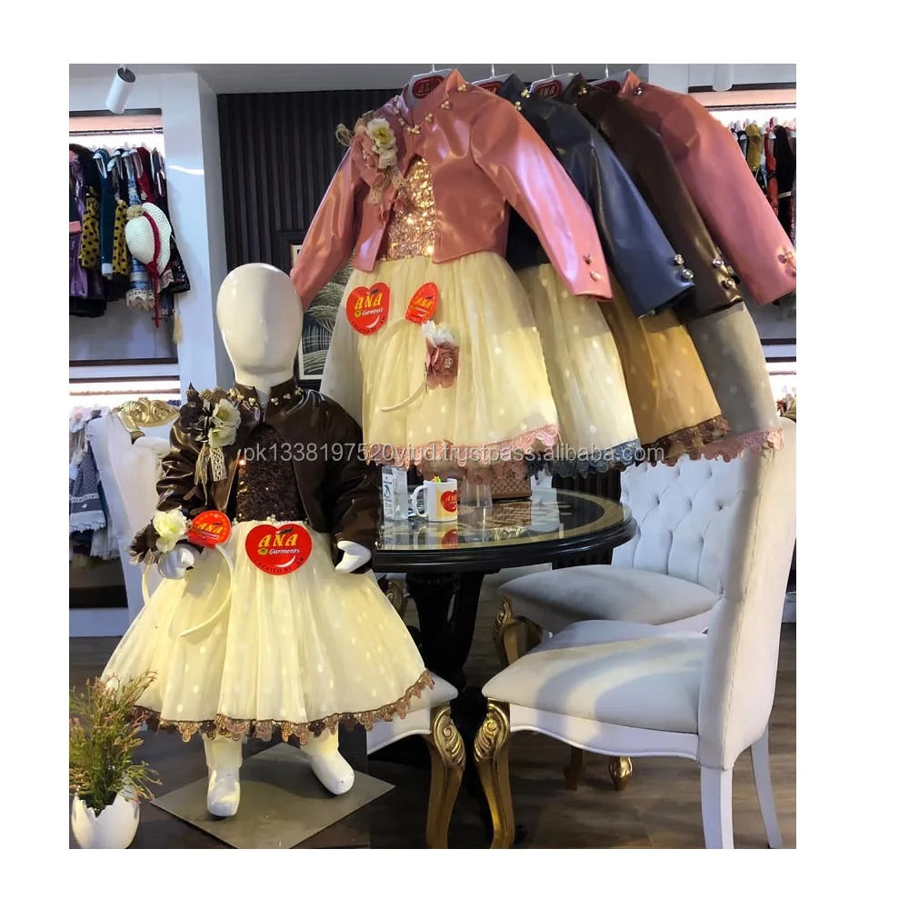 Best Design Leather Koti with Fancy Party Wear Frock New Party Wear ...