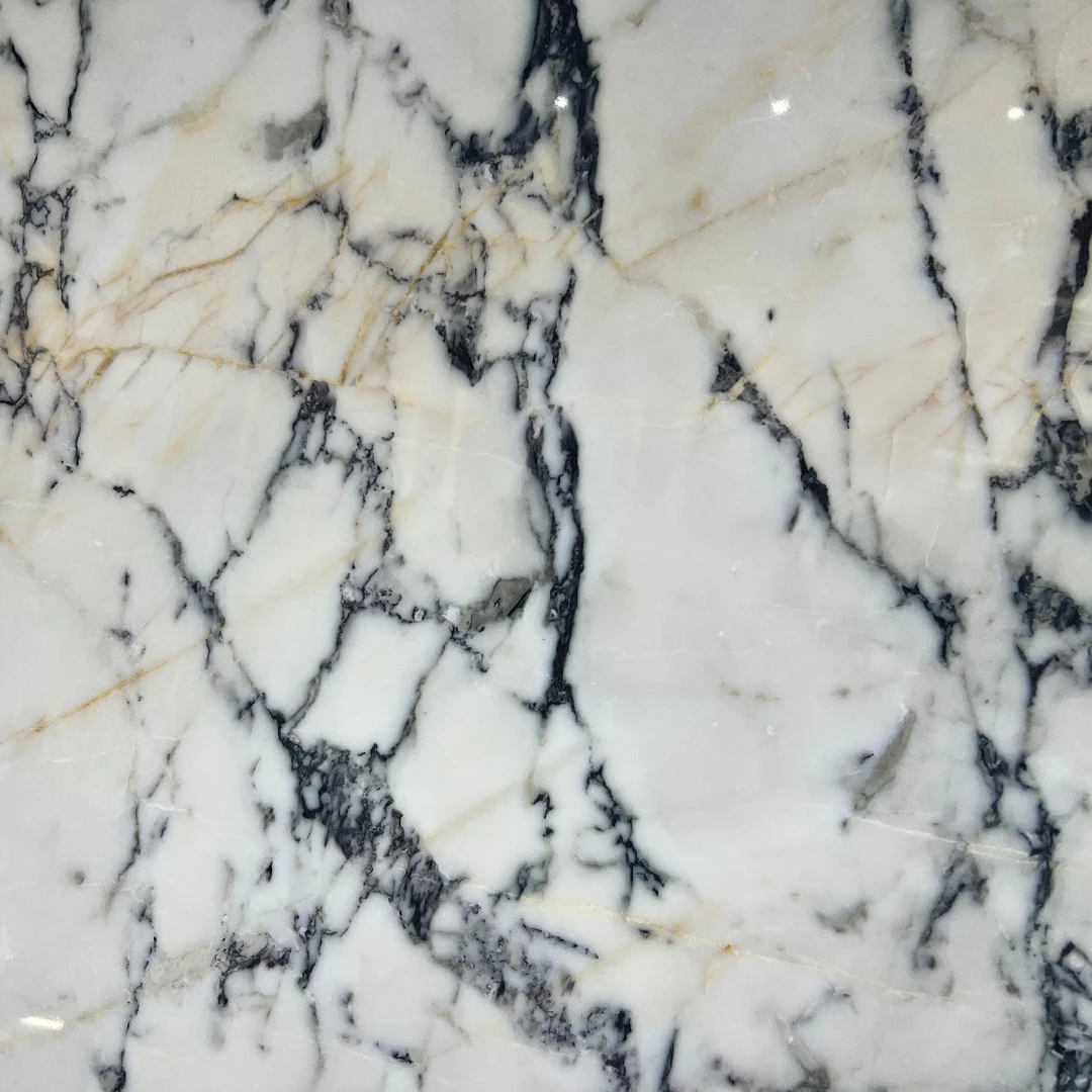 Natural Stone Calacatta Turquoise Marble Slabs Purple Vein White Marble ...