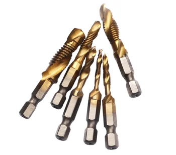 Combined Tap Drill Set M3 M4 M5 M6 M8 M10 Drill And Tap - Buy Drill And ...