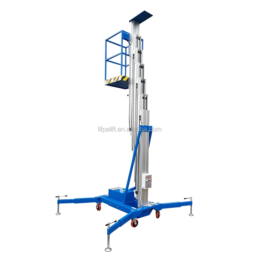 Portable Single Mast Aluminum Lift Electric One Man Lift| Alibaba.com