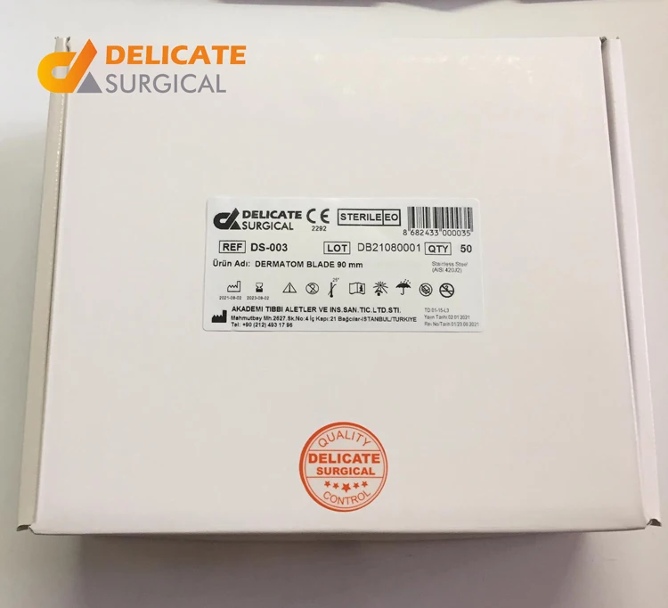 Dermatome Blade Stainless Steel (aesculap - Padget - Zimmer - Humeca ...